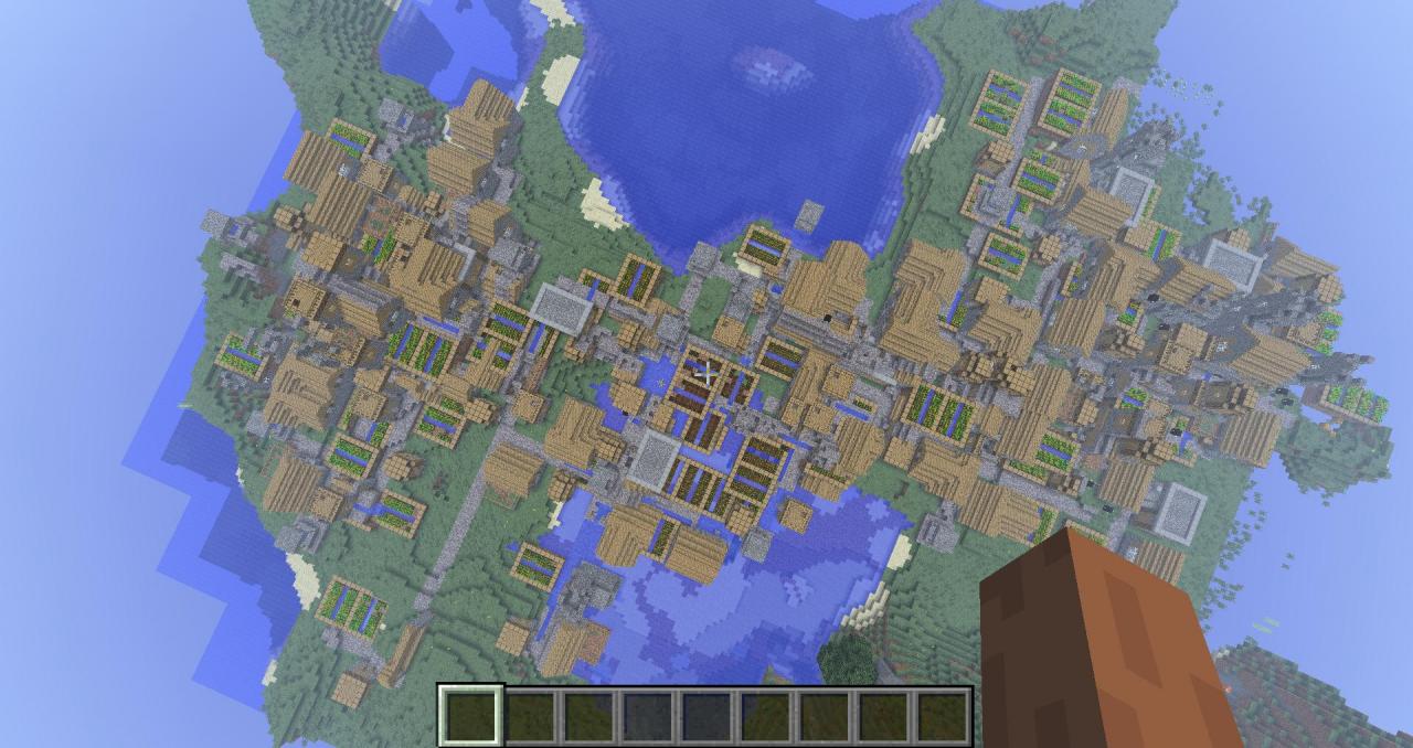Minecraft Seed With Huge NPC City "ONLY WORKS IN 1.8 PRE-RELEASE" Minecraft Map